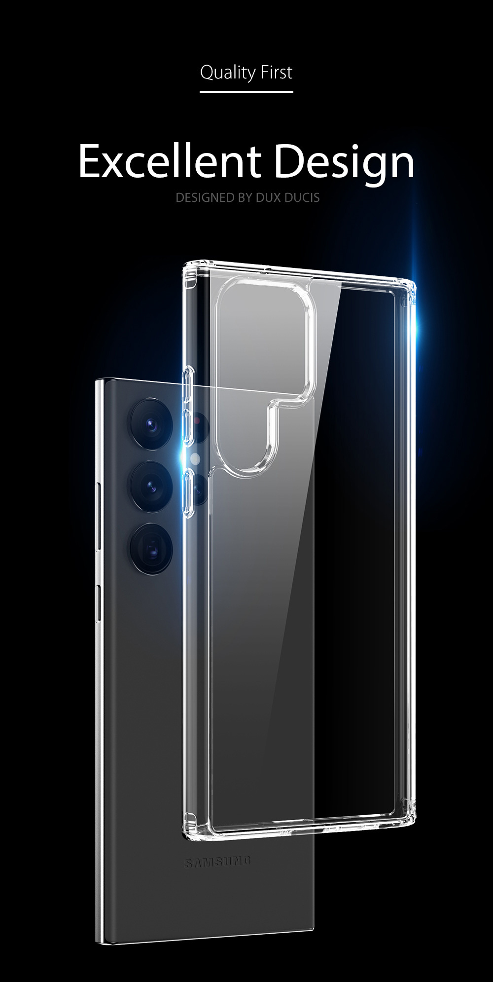 Clin Series Clear Case for Samsung Galaxy S23 Ultra_Phone Cases, Tablet ...