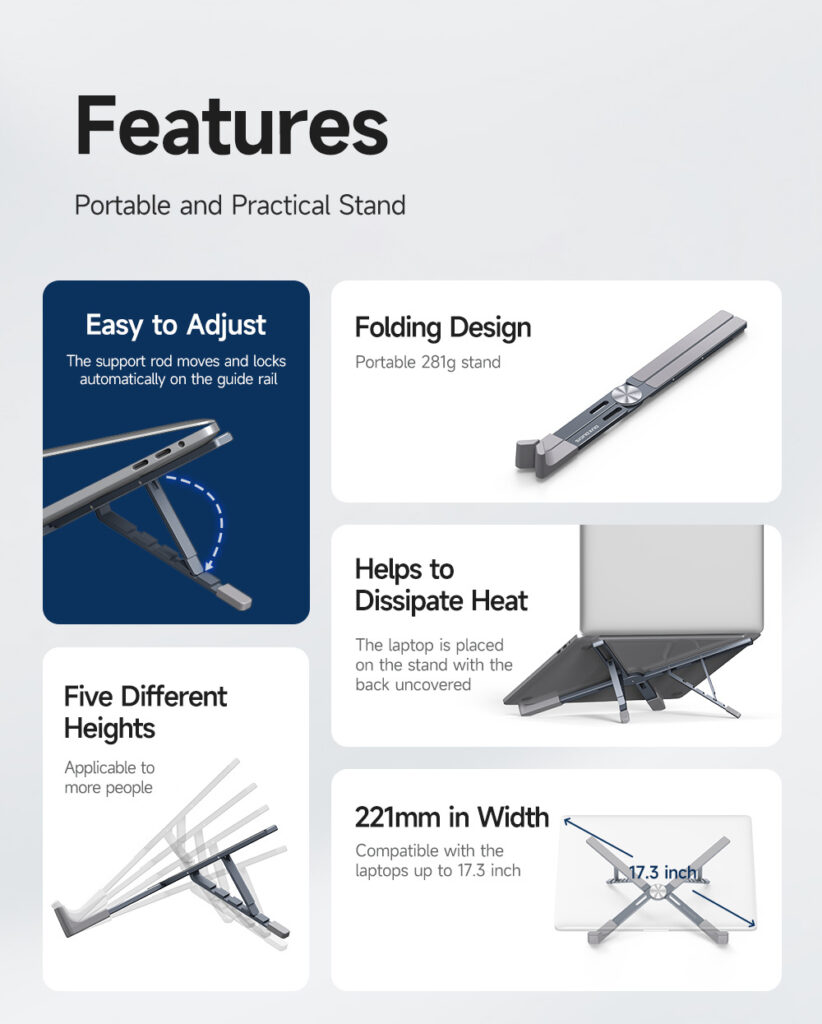 X-Shape Folding Laptop Stand - Phone Cases, Tablet Cases, Screen ...