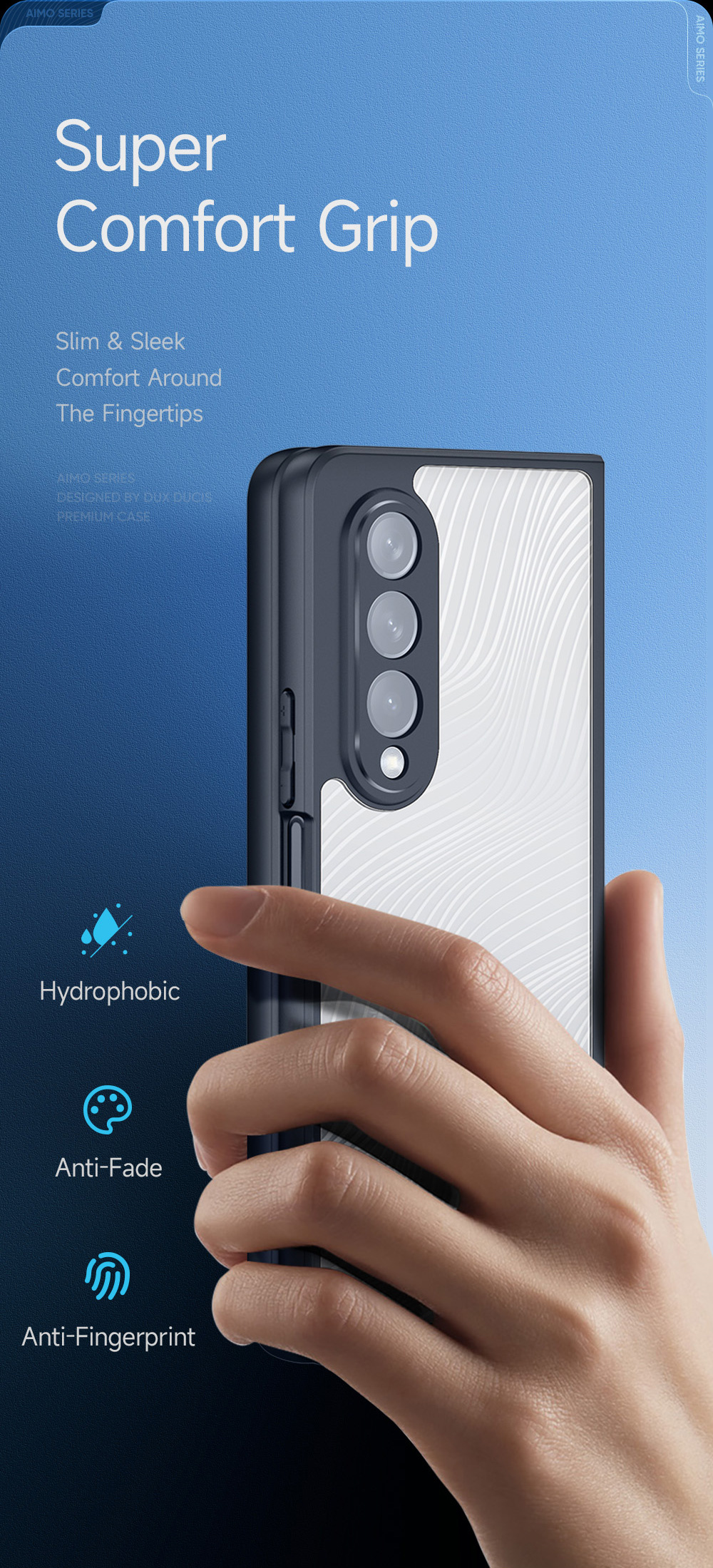 Aimo Series Back Cover for Samsung Z Fold4 5G - Phone Cases, Tablet ...