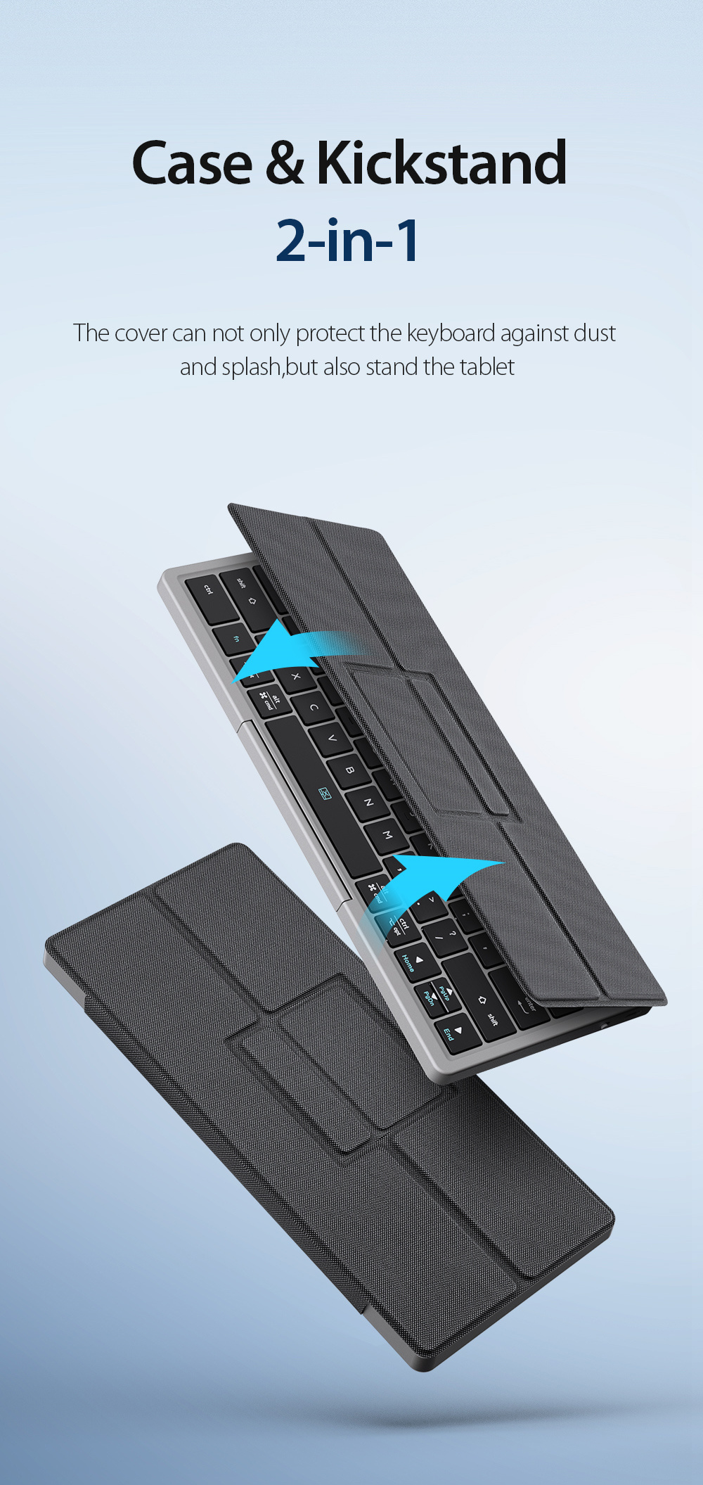OK Series Universal Bluetooth Keyboard with Cover and Stand - Phone ...