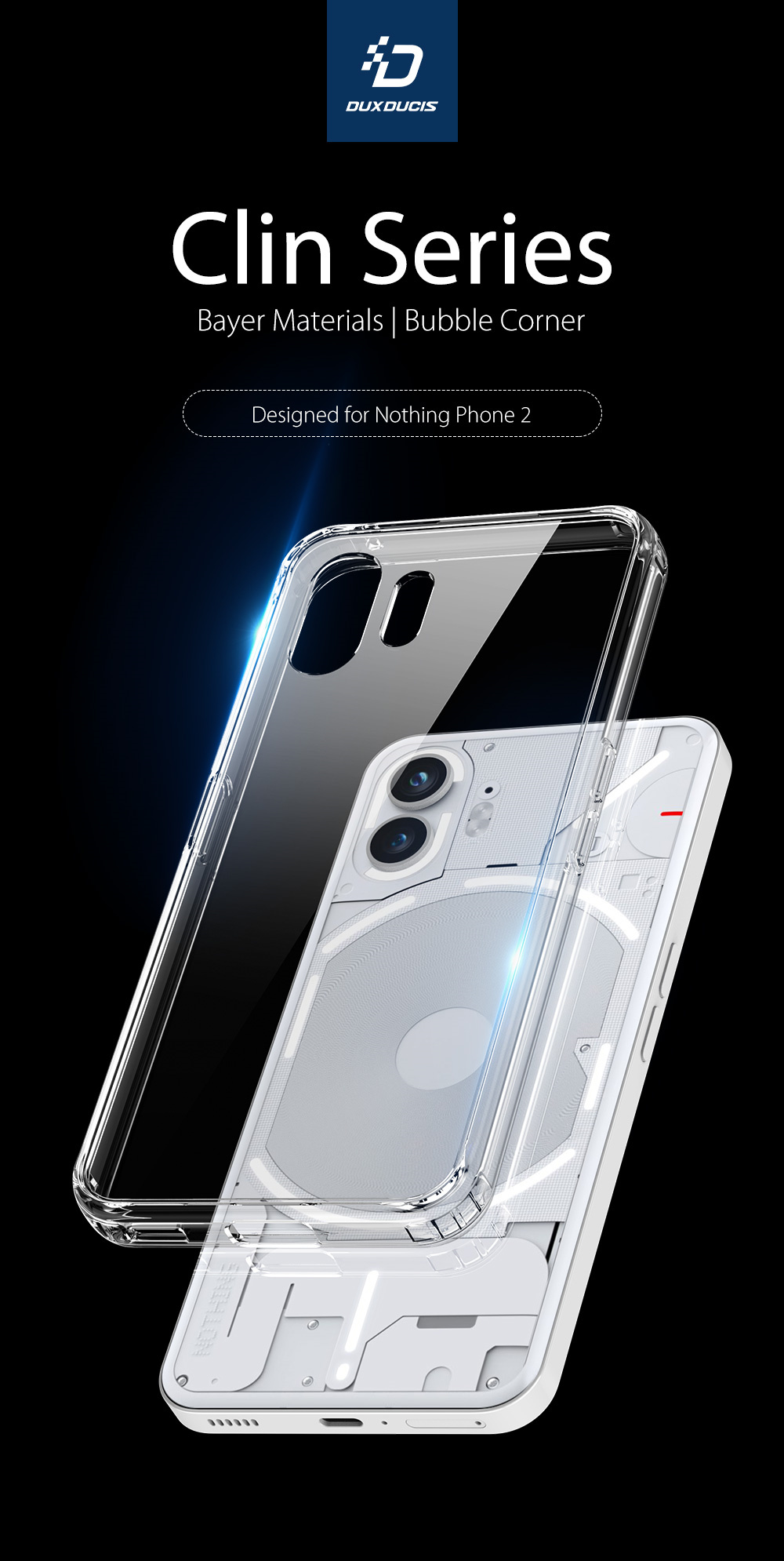 Clin Series Clear Case for Nothing Phone 2 - Phone Cases, Tablet Cases ...