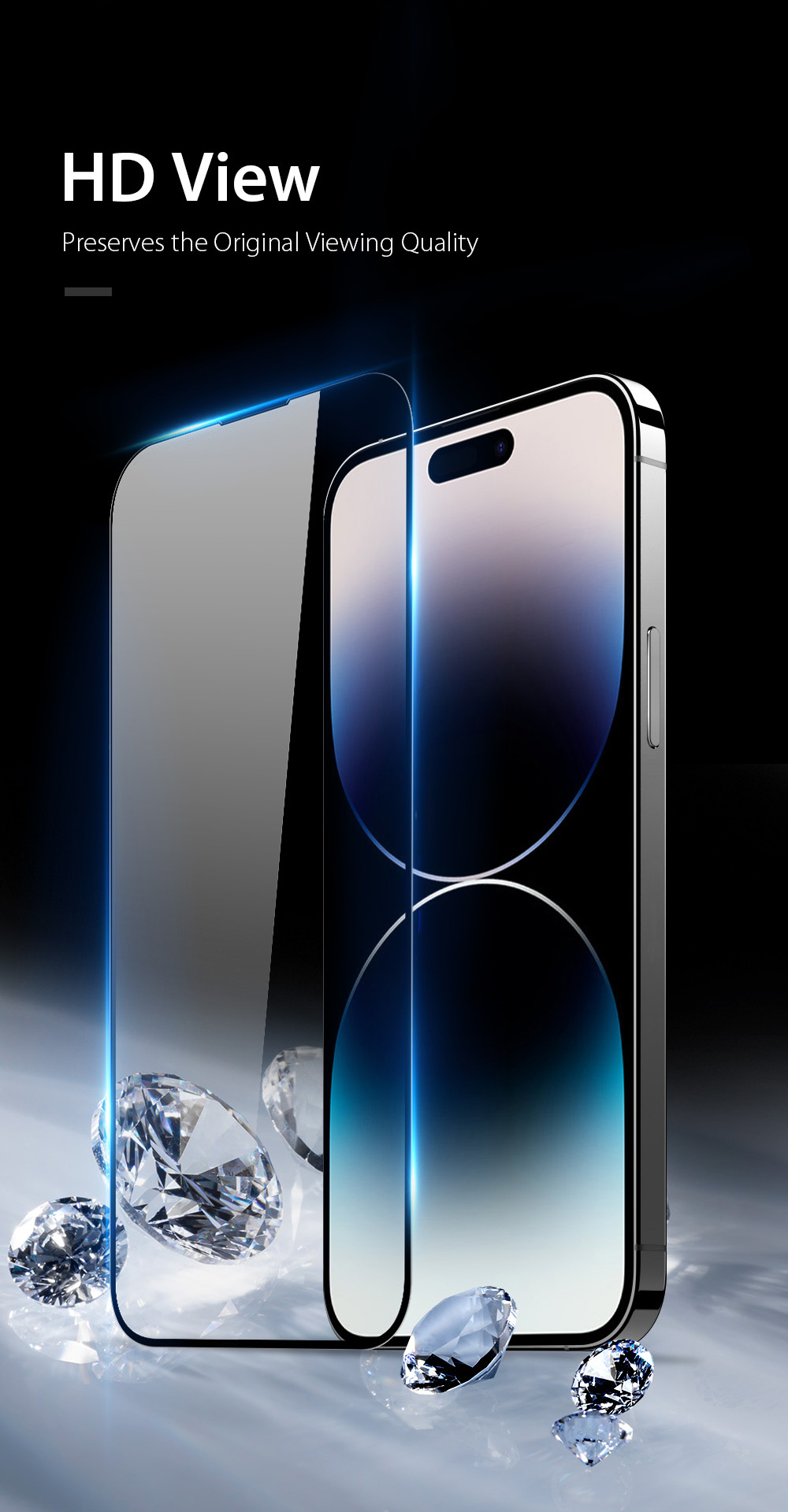 Tempered Glass Screen Protector for iPhone 15 Pro Max / Ultra - Phone ...