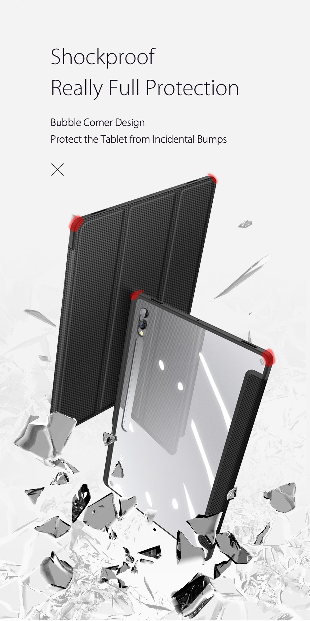 Toby Series Case for Samsung Tab S9 Ultra (X910/X916B)/S8 Ultra (X900 ...