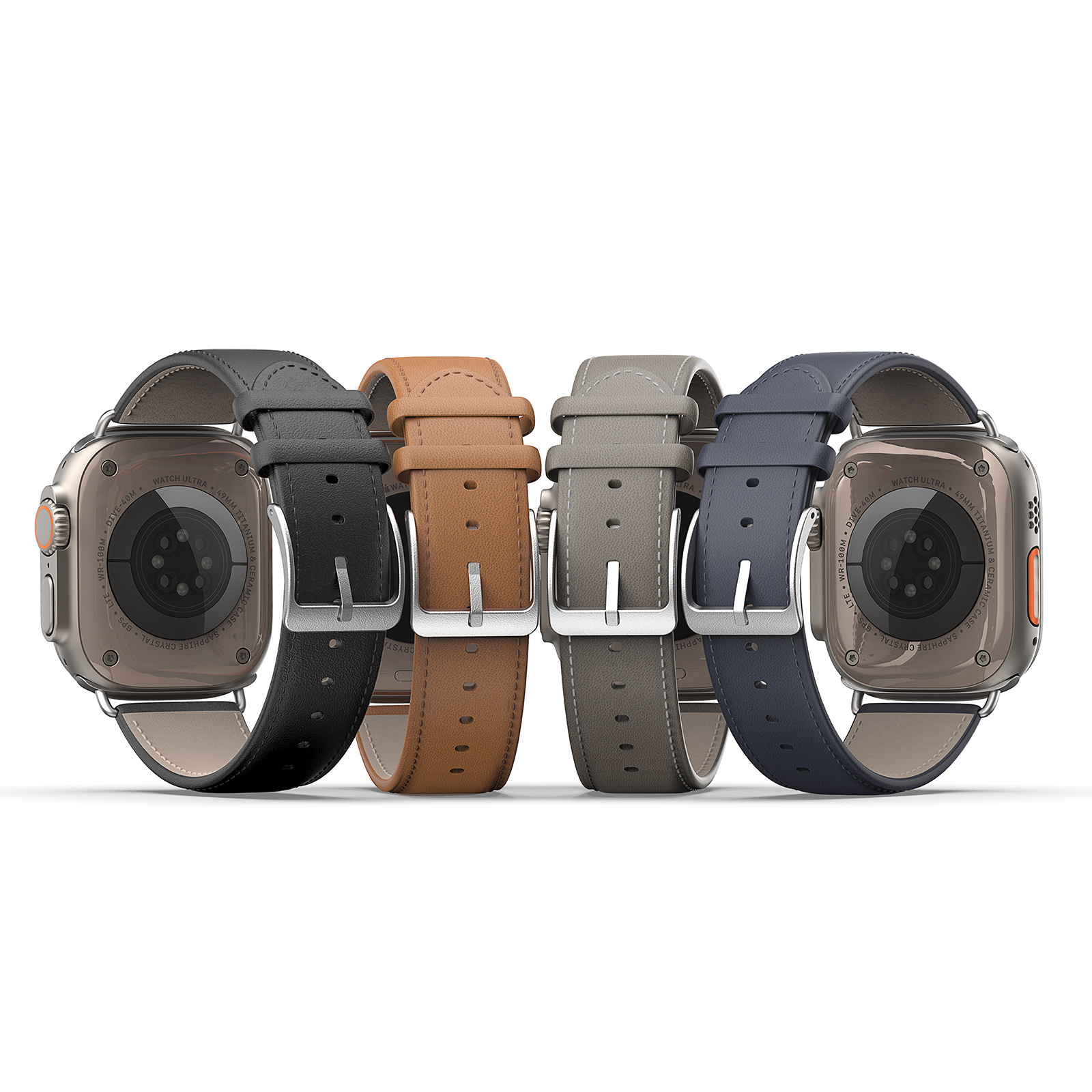 YS Series Apple Watch Leather Strap - Phone Cases, Tablet Cases, Screen ...