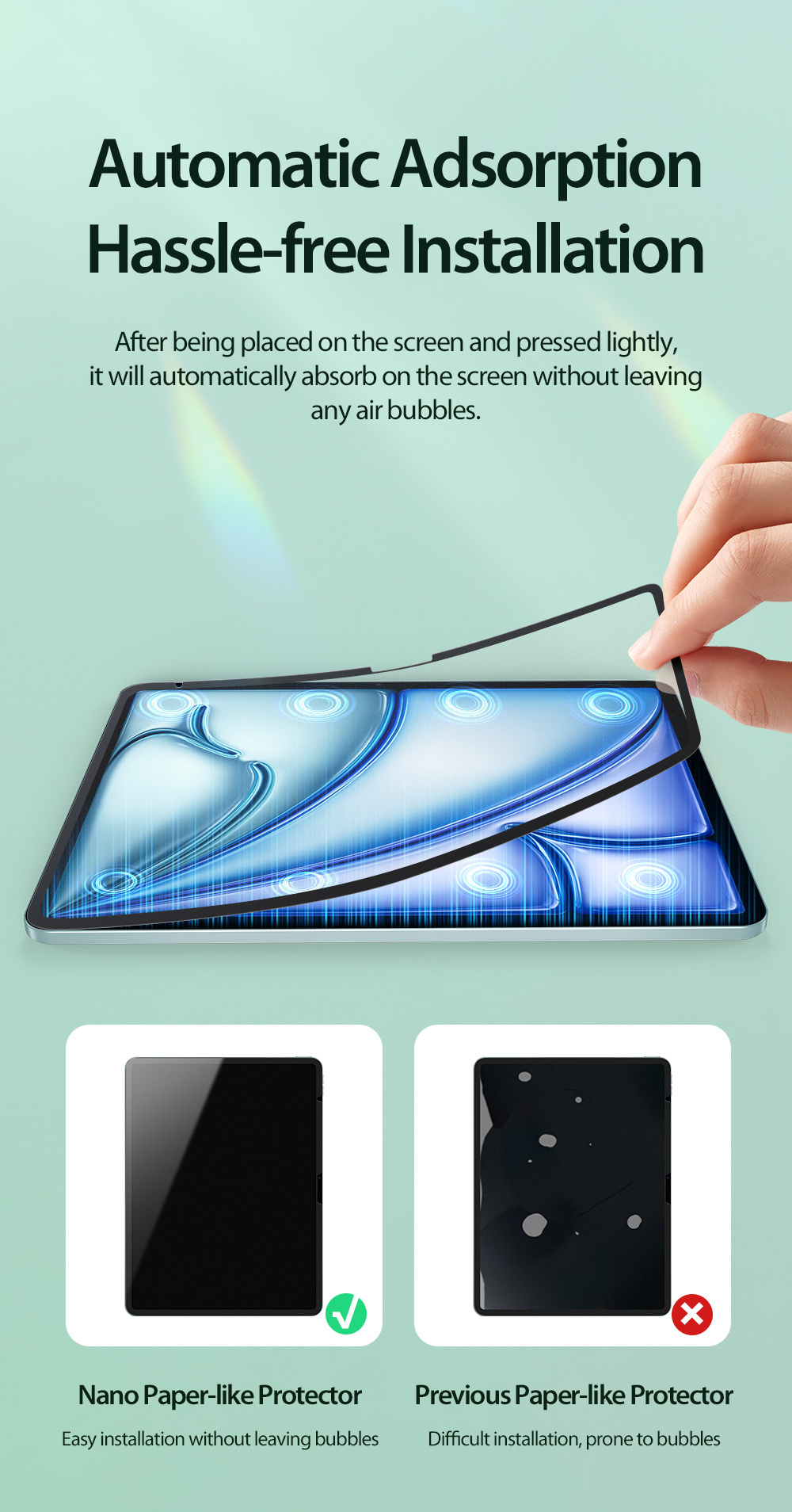 Naad Series Paper-like Screen Protector for iPad Air 13(2024) - Phone ...