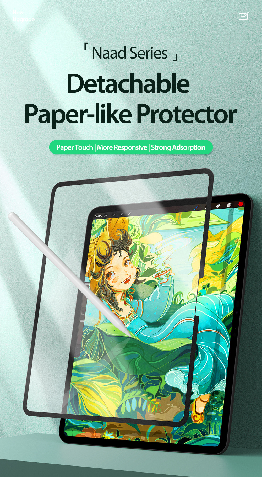 Naad Series Paper-like Screen Protector for iPad Pro 13(2024) - Phone ...