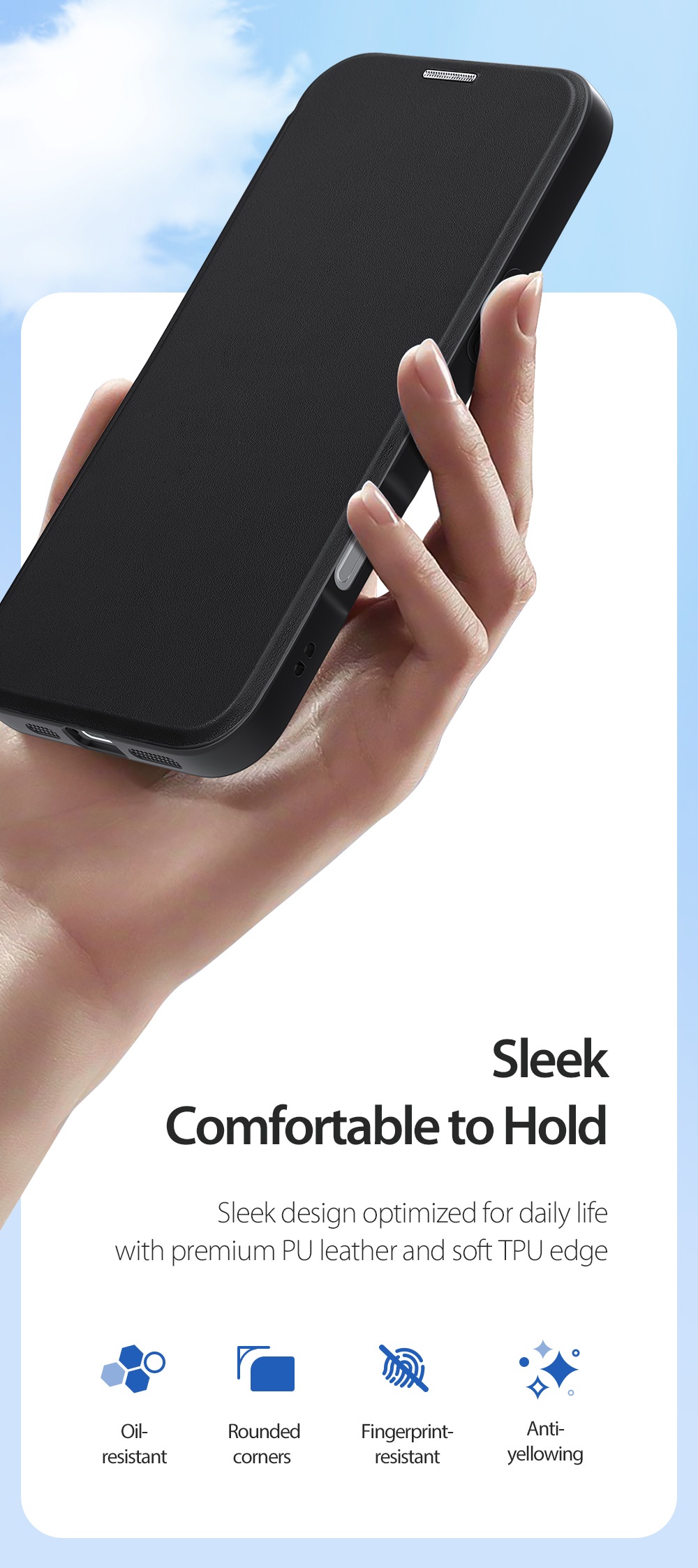 Skin X Pro Series Folio Magnetic Case with 360° Ring Stand for iPhone ...